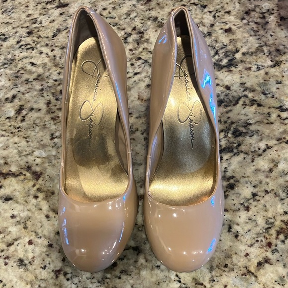 Jessica Simpson | Shoes | Jessica Simpson Tan Heels With Stiletto ...